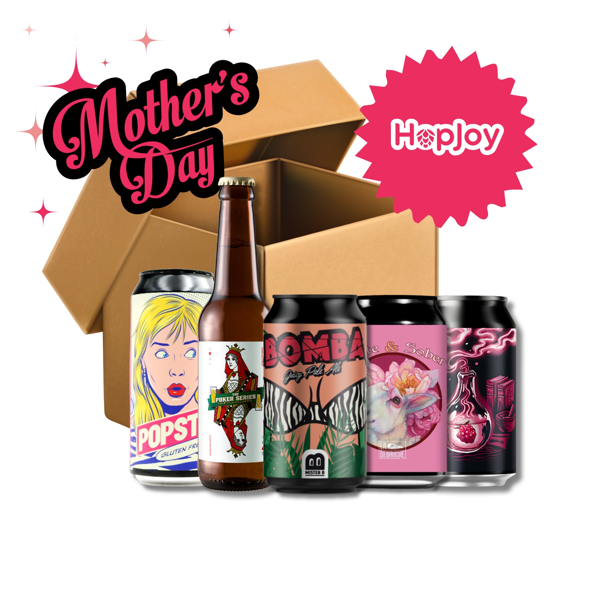 Box de Bières | Fête des Mères - Cadeau Parfait pour Maman – HopJoy